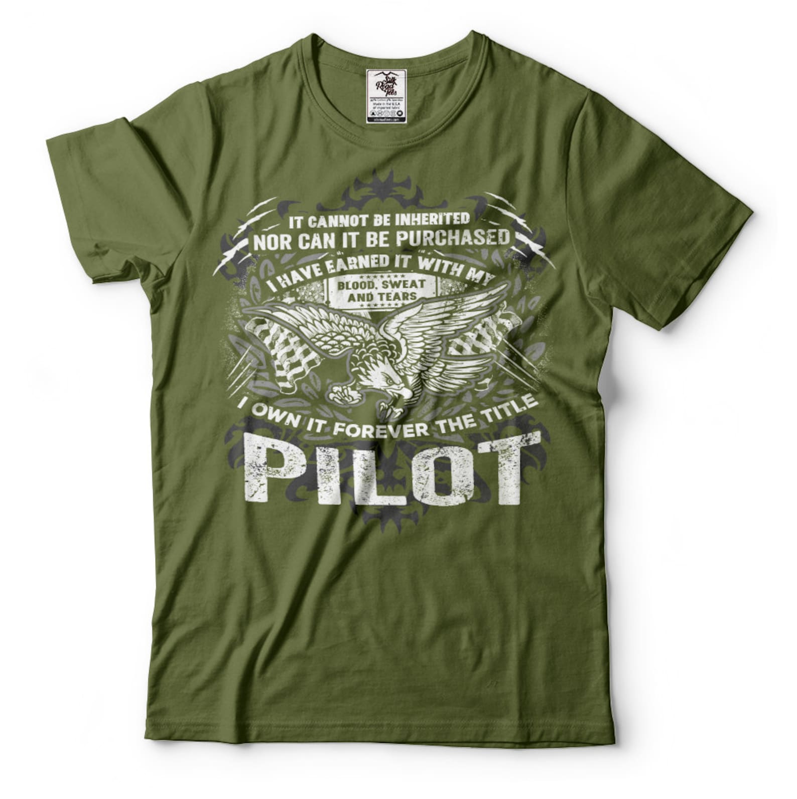 Pilot T-shirt USA Army Air Force Pilot Tee Shirt Gift for - Etsy