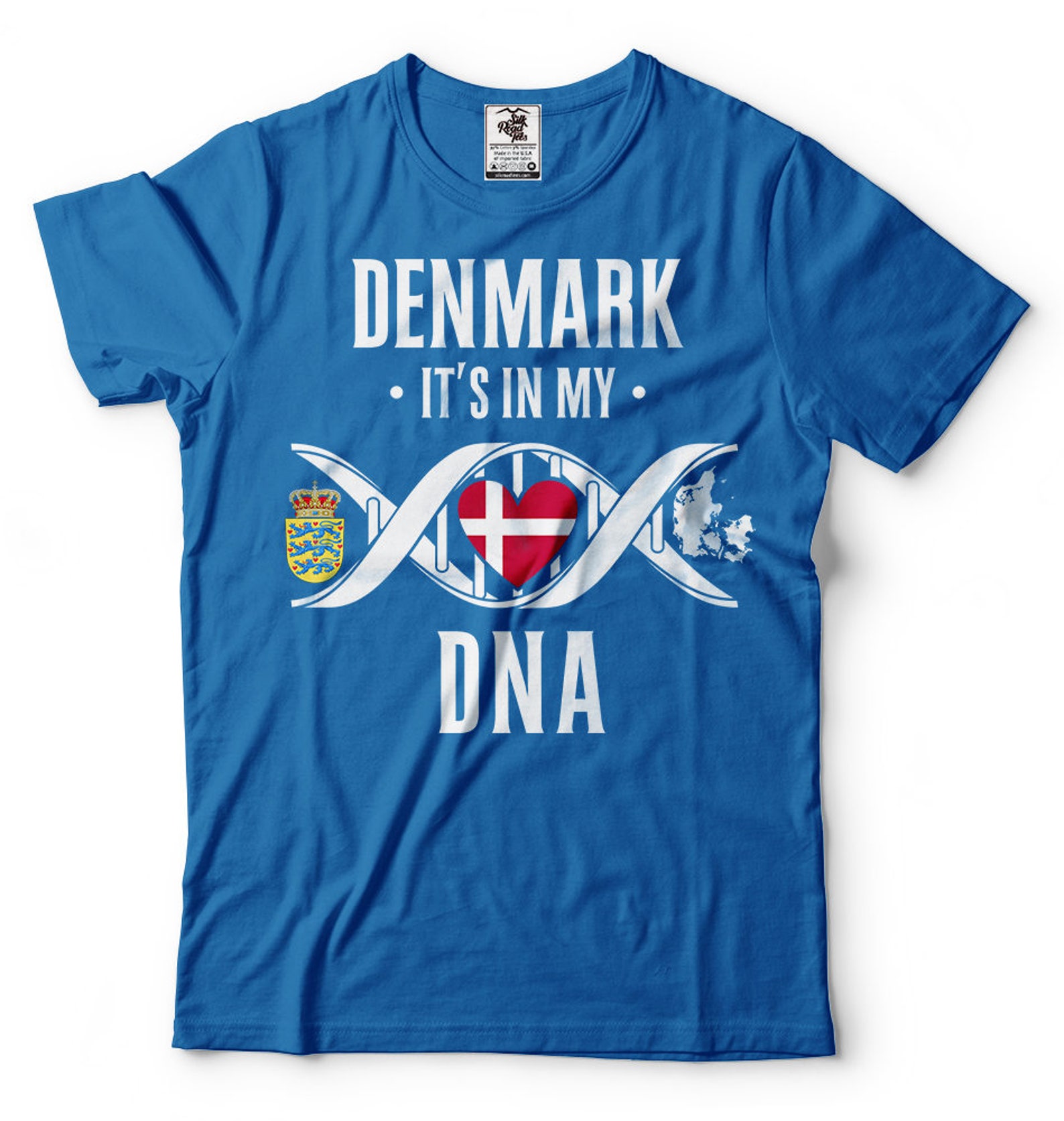 Denmark T-shirt Danish Tee Shirt Denmark Independence Day - Etsy