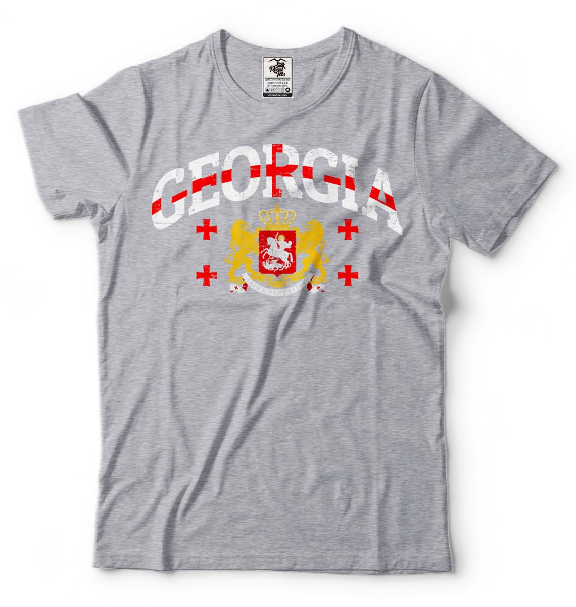 Georgia T-shirt Georgian Country Heritage Independence Day | Etsy