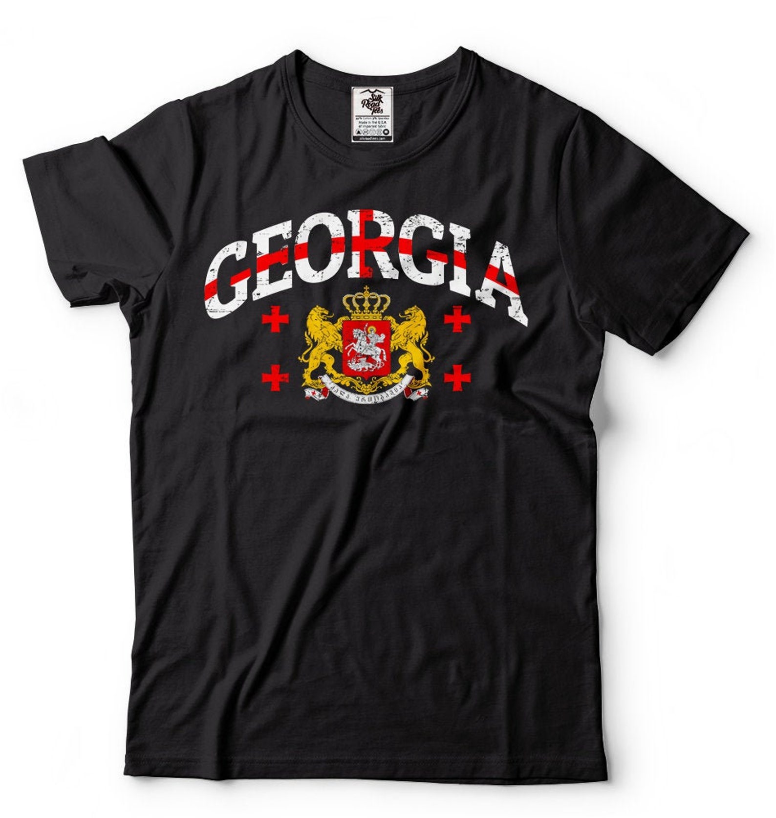 Georgia T-shirt Georgian Country Heritage Independence Day | Etsy