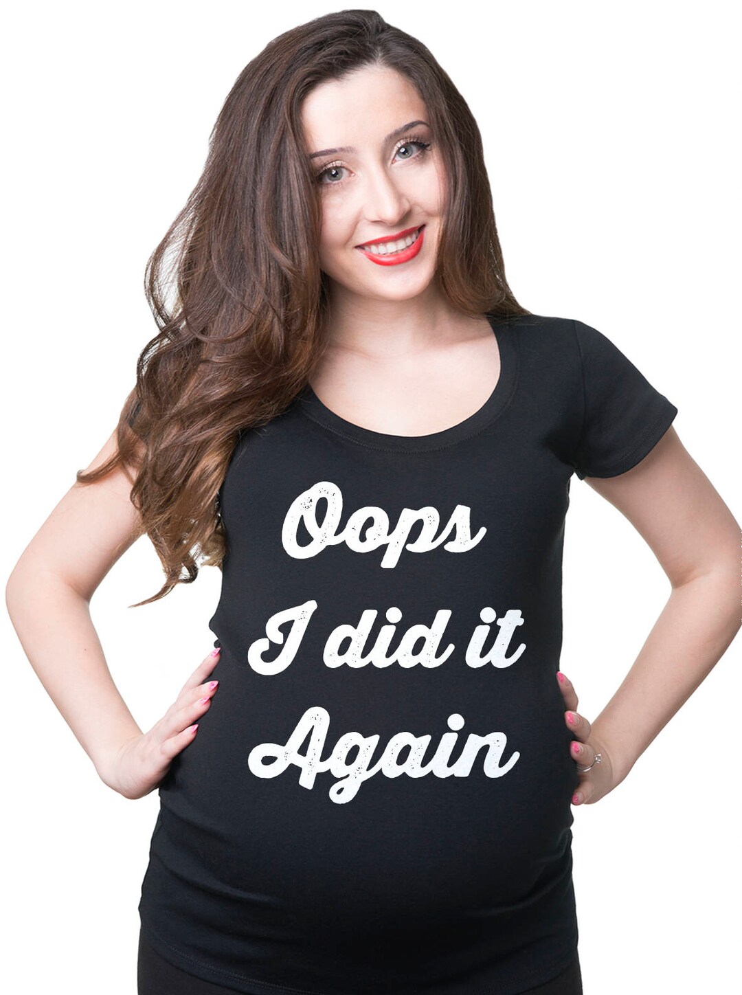 Maternity Top Funny Pregnancy Birth Announcement True Maternity T-shirt ...