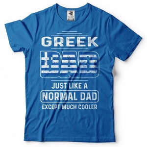 Greek Dad T-shirt Fathers Day T-shirt Greek Fathers Day Gift Shirt ...