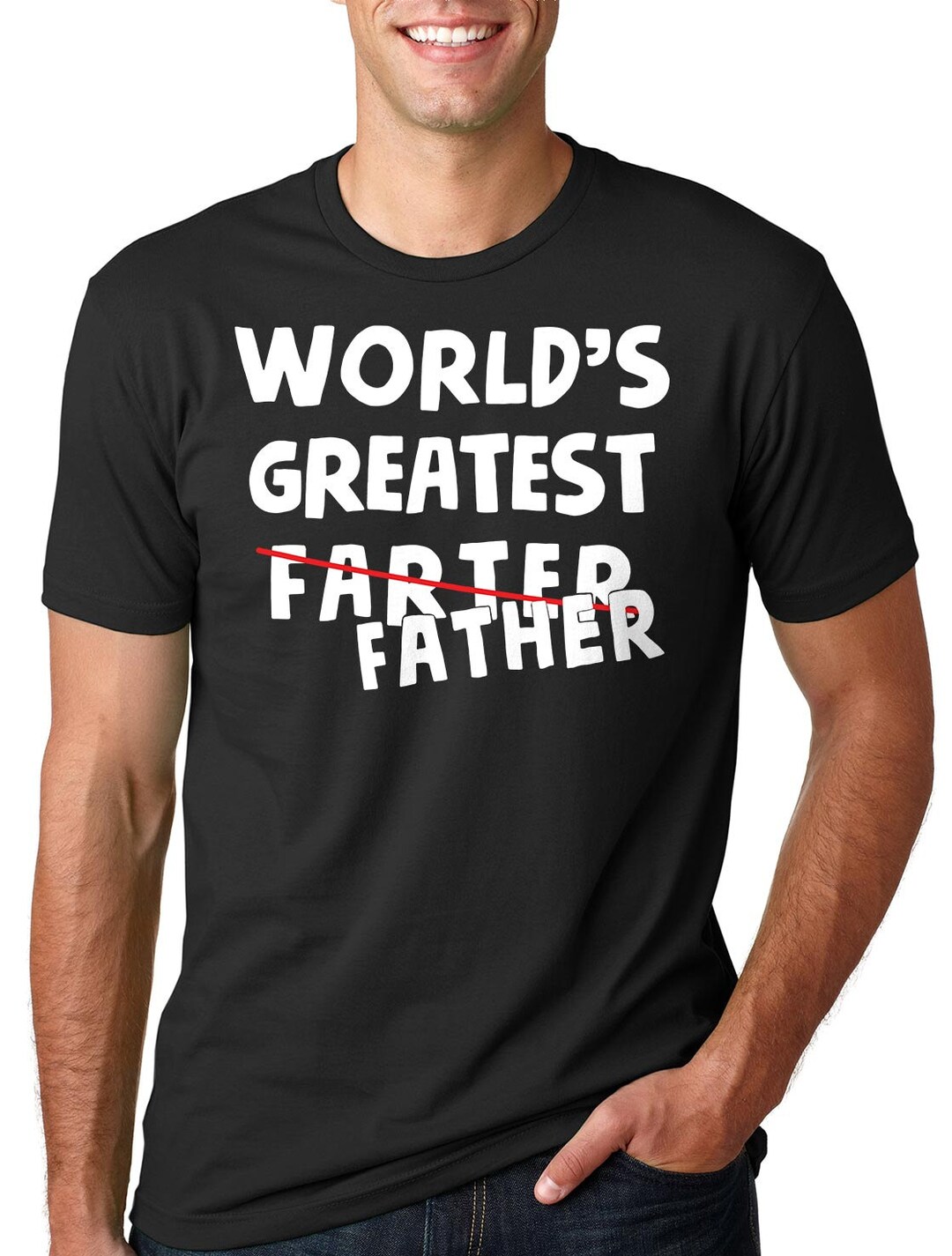 Funny T-shirt Gift for Dad Father's Day T-shirt Farter Father Tee Shirt ...