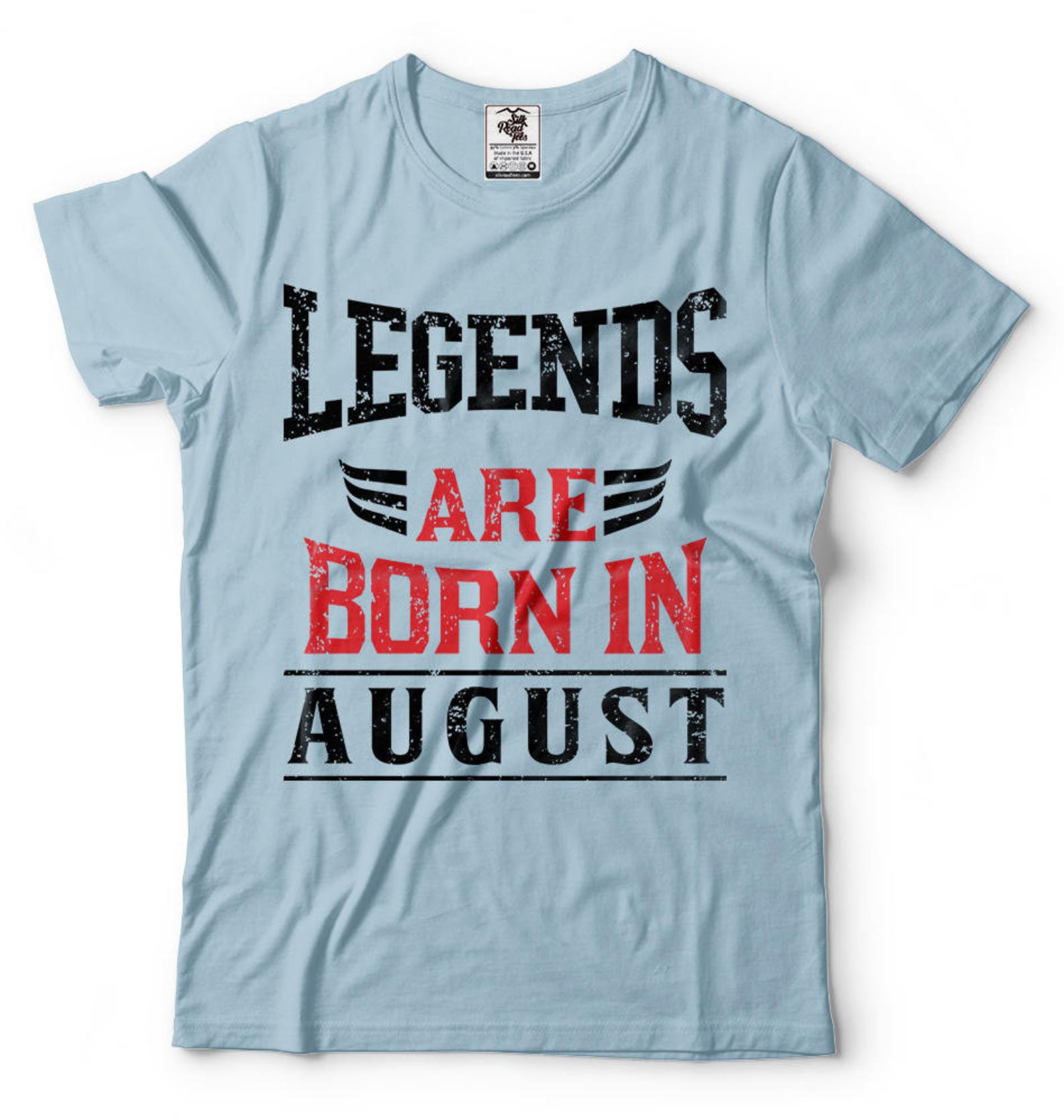 Born in August Birthday Gift T-shirt Gift for Birthday August - Etsy