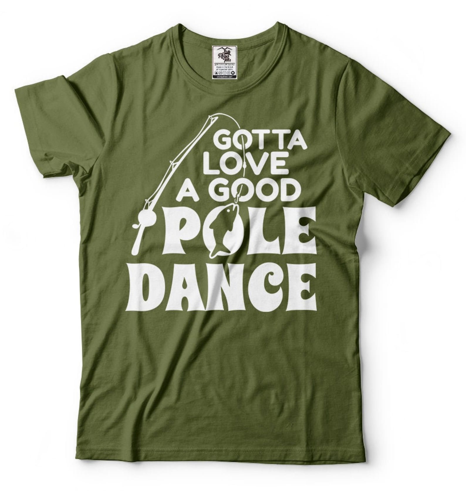 Funny Fishing T-shirt: Pole Dance Fisherman Gift - Etsy