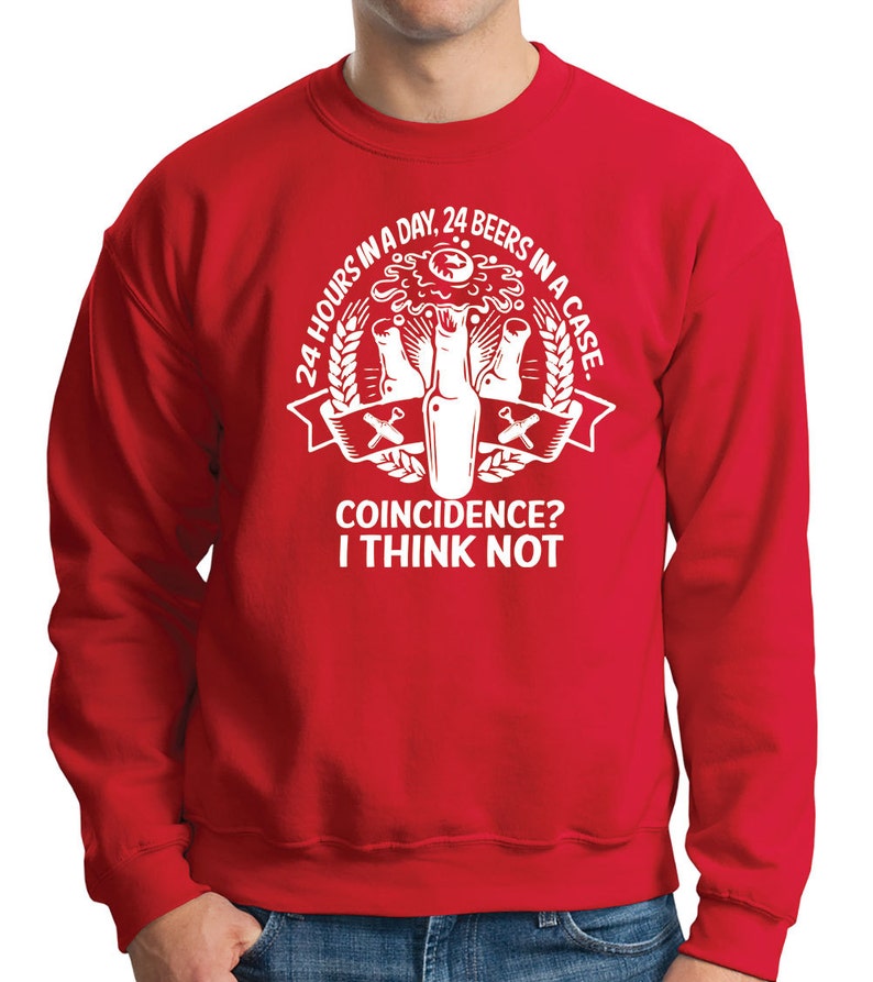 Beer Sweatshirt Funny Beer Sweater Gift for Beer Fan - Etsy