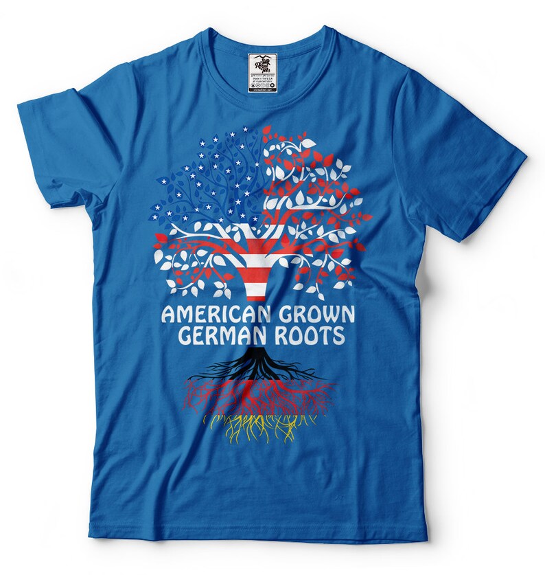 American Grown German Roots T-shirt Germany Patriotic Tee - Etsy