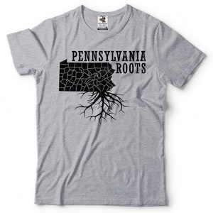 Pennsylvania Roots T-shirt: State Heritage Unisex Tee - Etsy