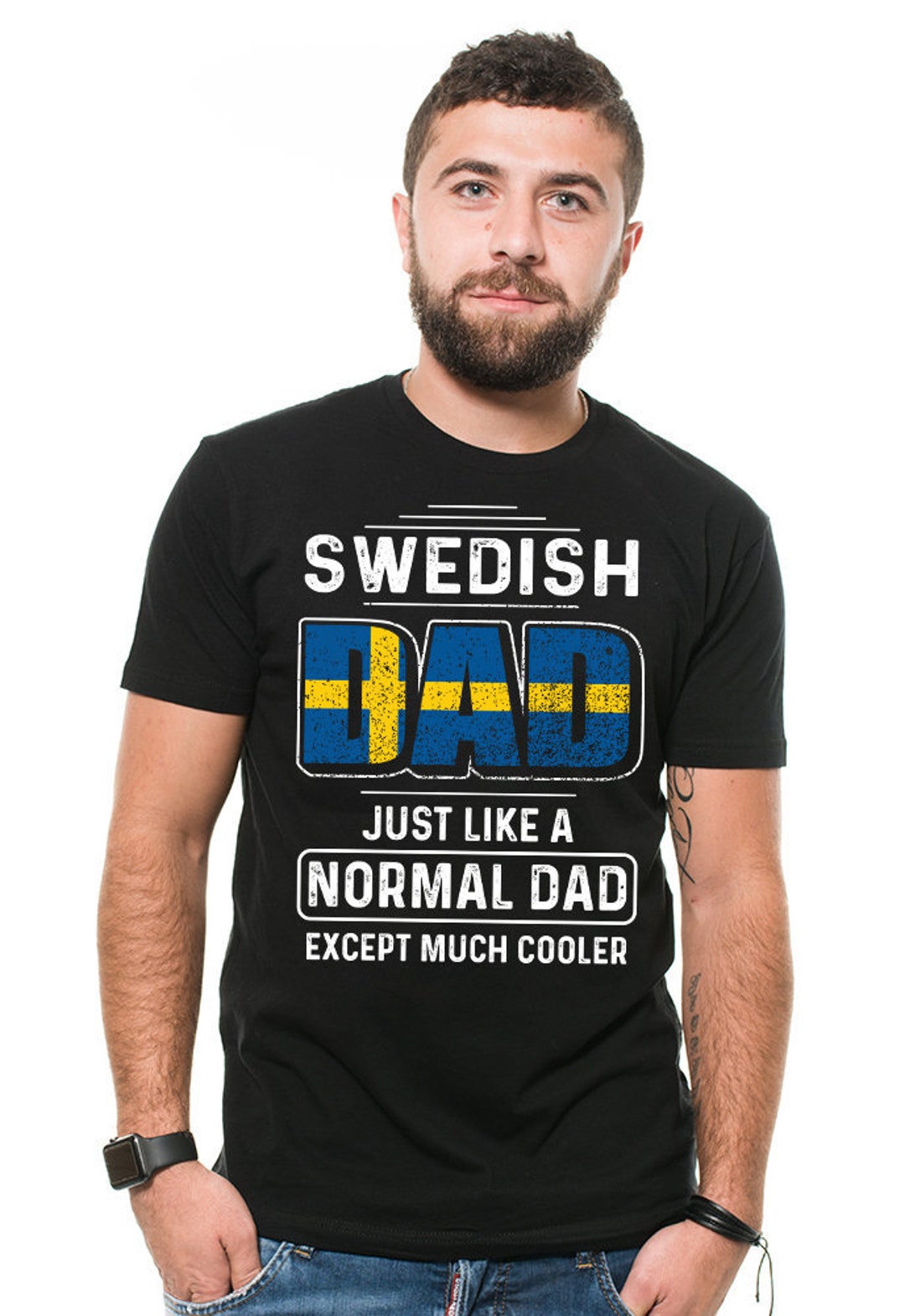 Swedish Dad T-shirt: Fathers Day Sweden Shirt Birthday Gift - Etsy