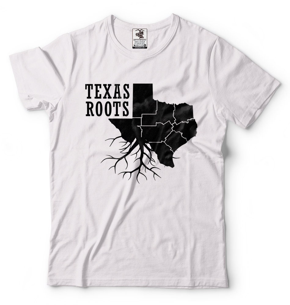 Texas Roots T-shirt State Heritage Texas Born Birthday Gift | Etsy