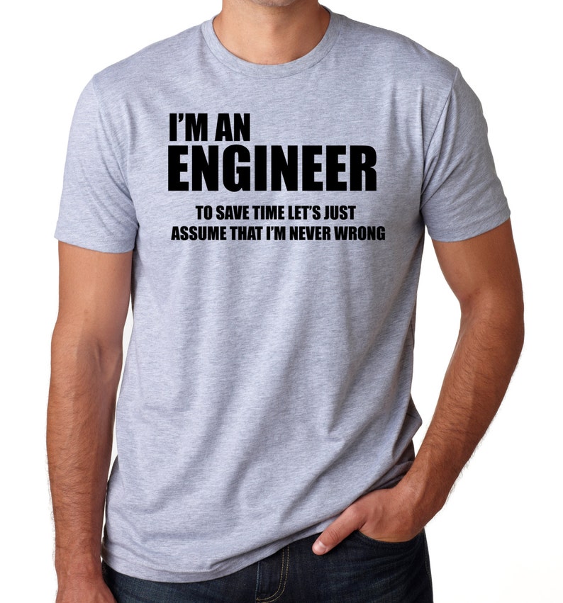 Gift for Engineer T-shirt I'm an Engineer to Save A Time - Etsy