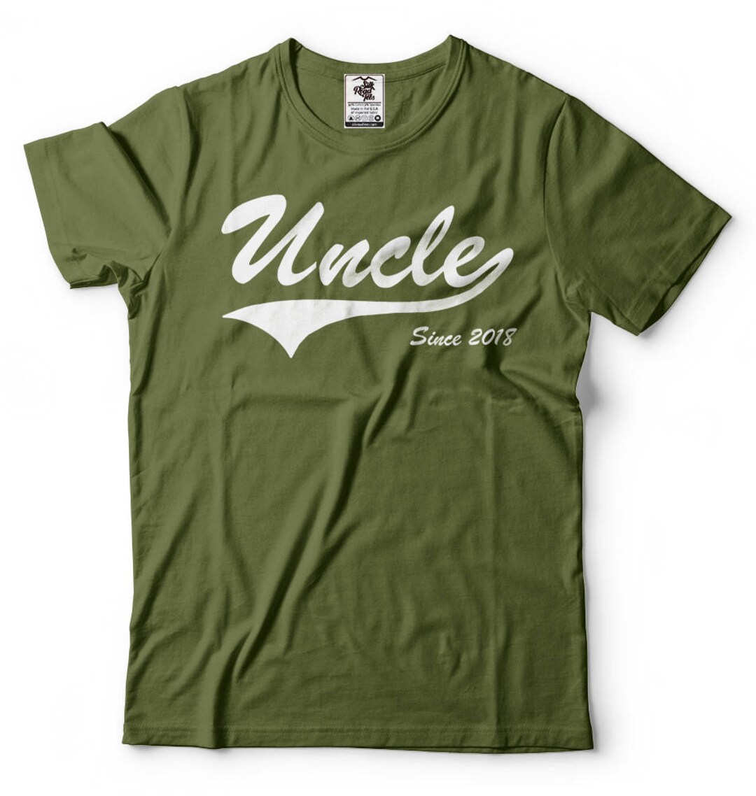 Uncle 2018 T-shirt New Uncle Tee Shirt Baby Shower Baby Announcement ...