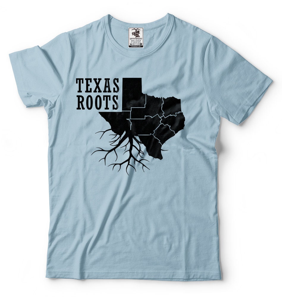 Texas Roots T-shirt State Heritage Texas Born Birthday Gift | Etsy