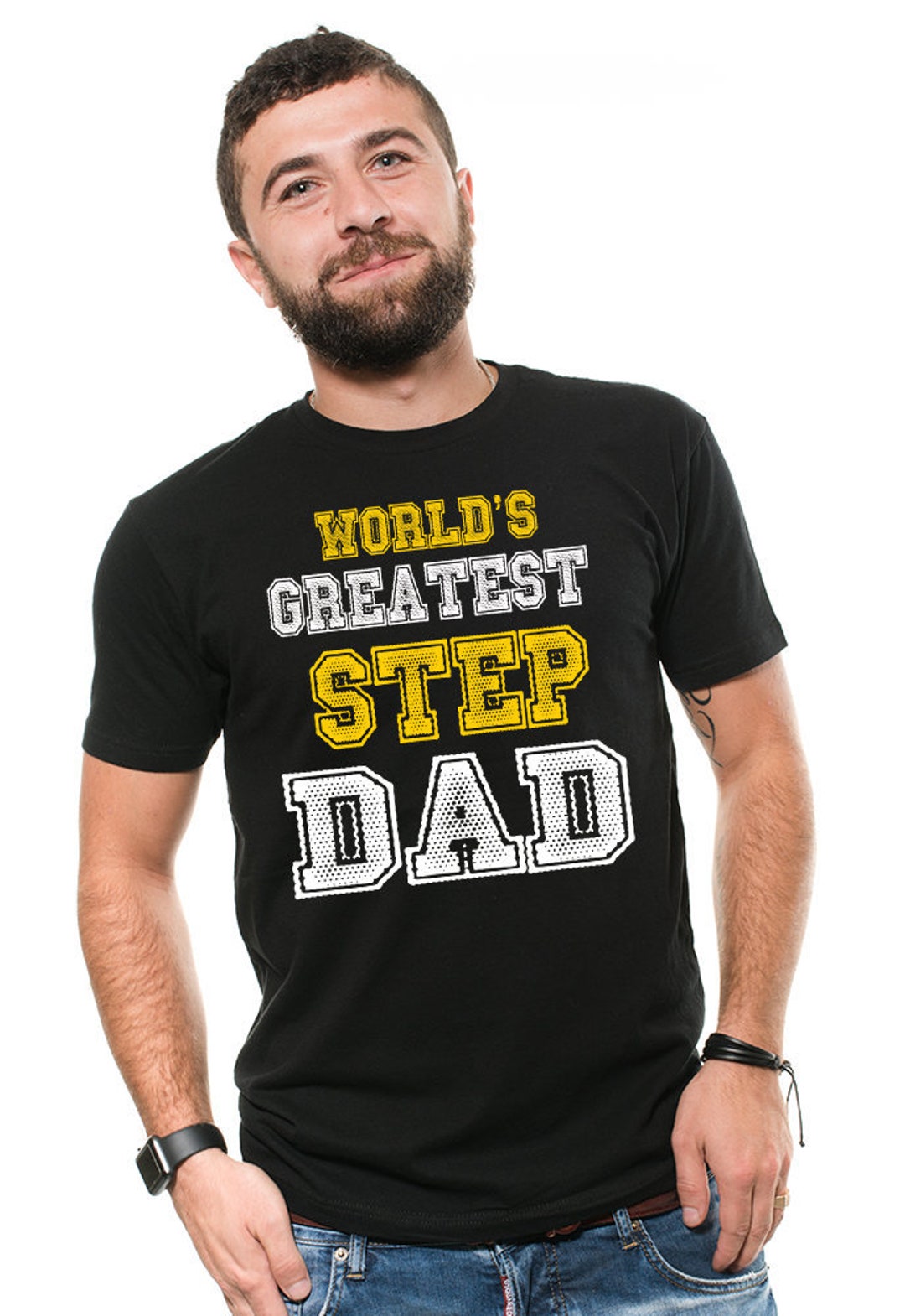 Step Dad T-shirt Mens Father's Day Gift Shirt Step-father Shirt Stepdad ...