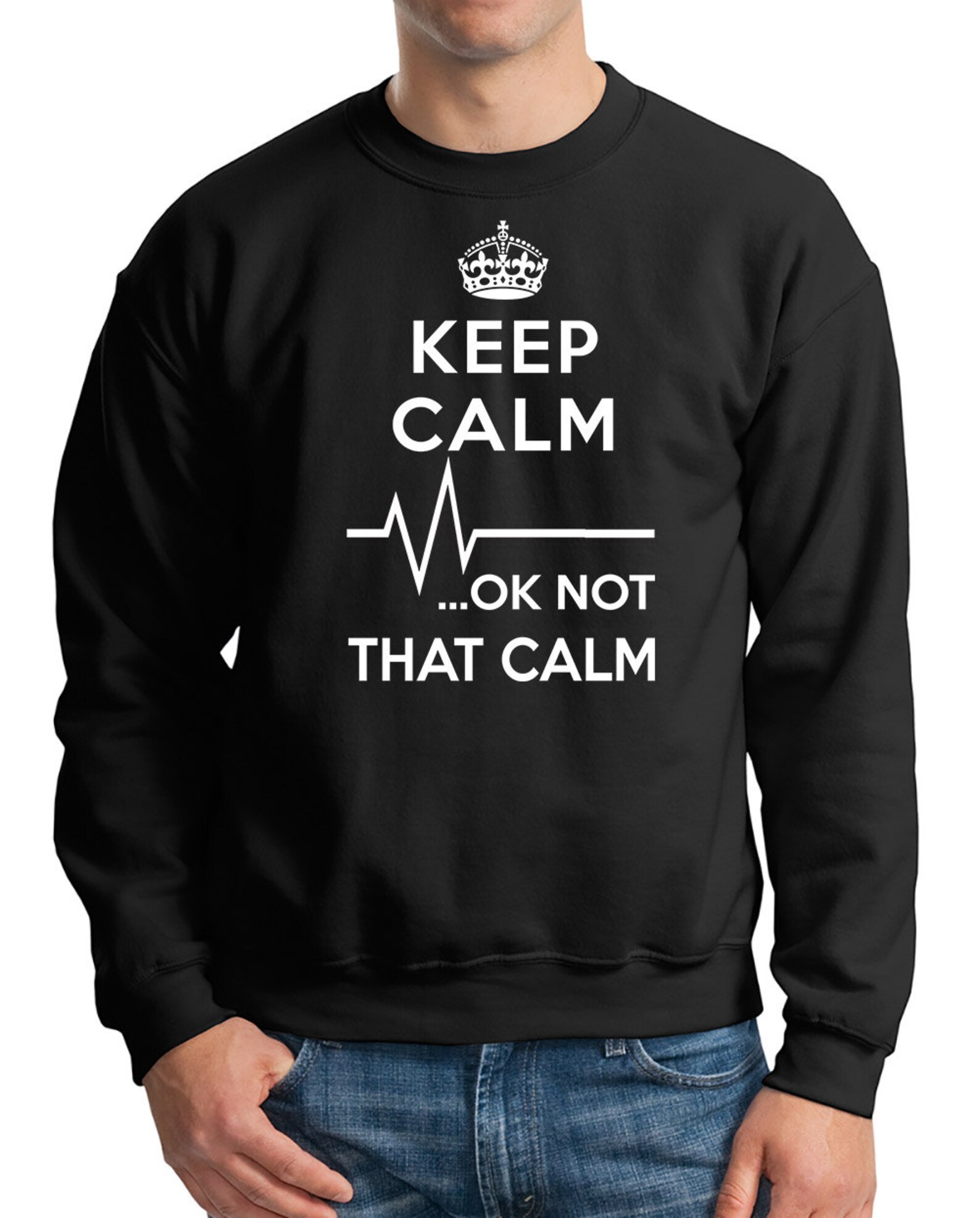 Keep Calm Ok Not That Calm Funny EKG Medical Paramedic Doctor - Etsy
