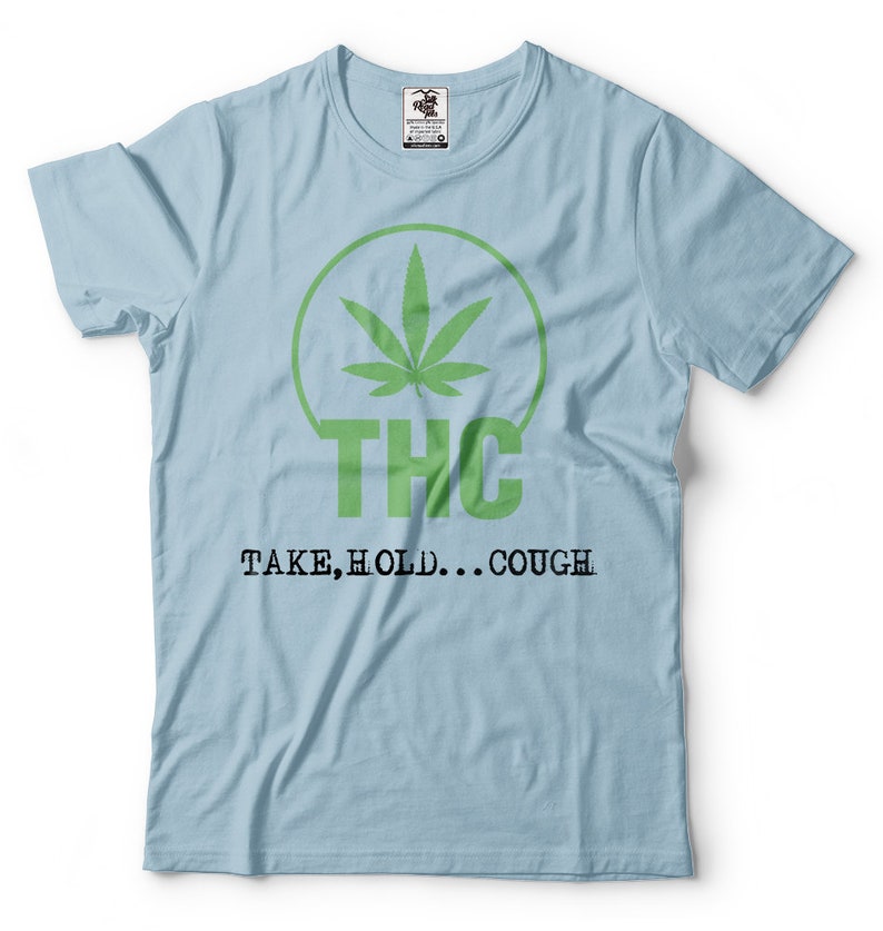 THC Marijuana T-shirt Cannabis Weed Shirt THC Funny Mens - Etsy