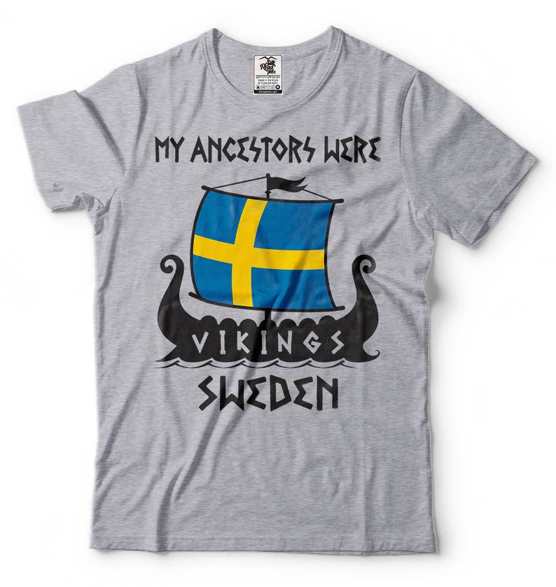 Swedish Viking Ancestry T-shirt - Etsy