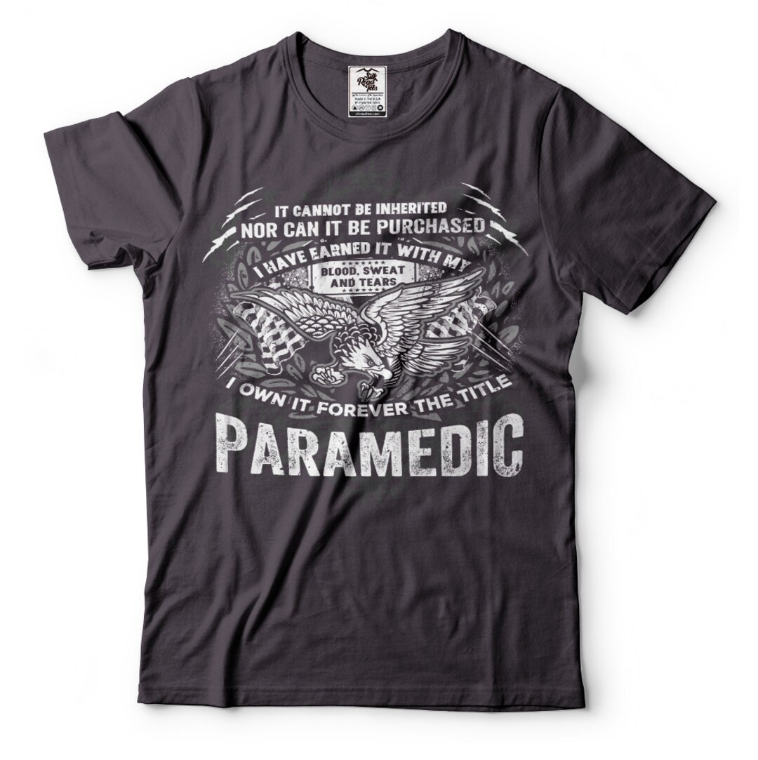 Paramedic T-shirt Cool Paramedic Pride Tee Shirt Gift for Paramedic Dad ...