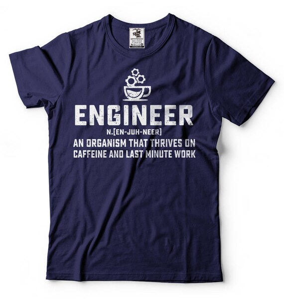 Engineer T-shirt Funny Engineer Graphic Coffee Humor - Etsy UK