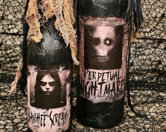 Creepy Halloween Potion Bottles, Scary Halloween, Creepy Halloween ...