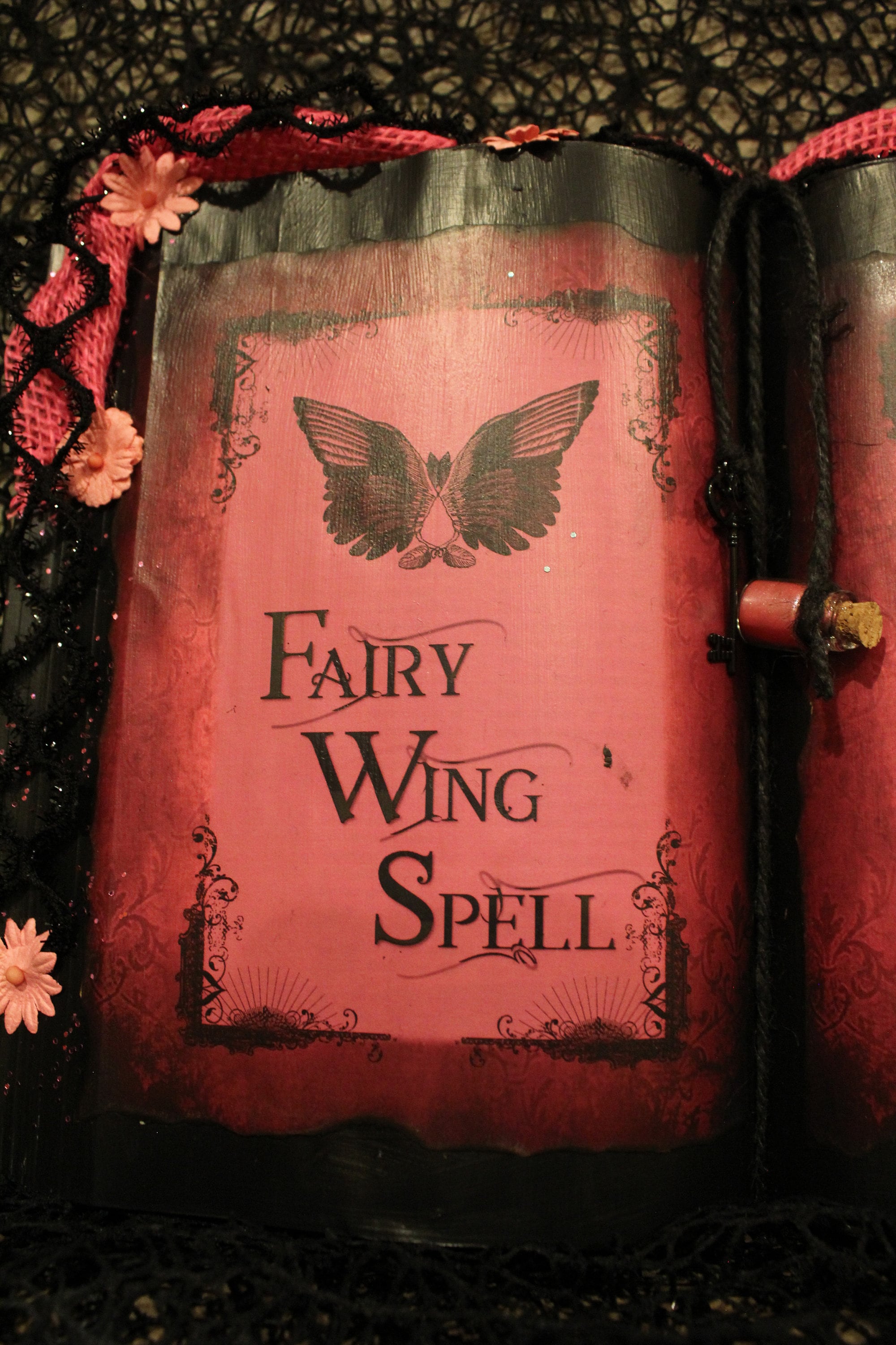 Fairy Wing Spell Book Halloween decor Fairy decor | Etsy