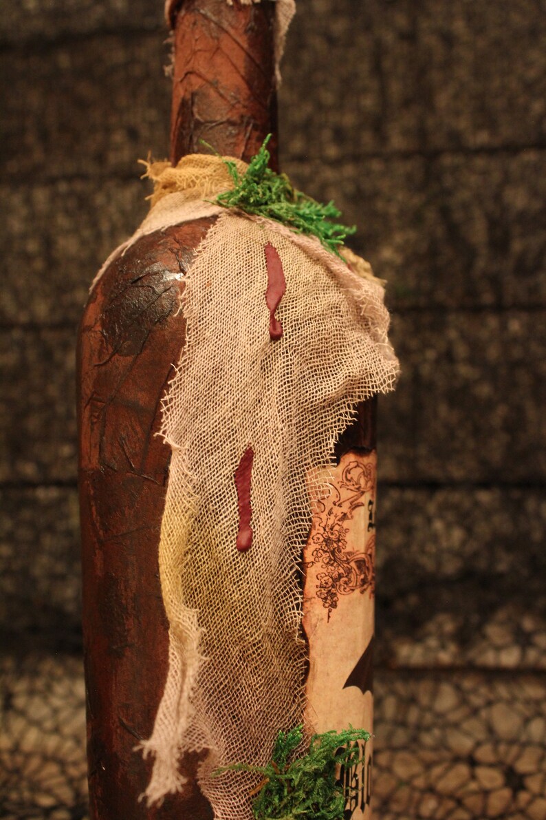 Halloween Potion Bottle, Lady Morticia's Blood of Bat, Halloween ...