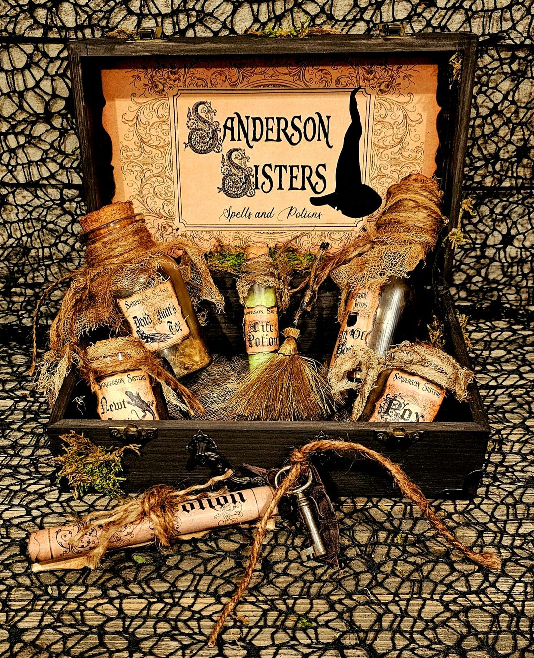 Hocus Pocus Inspired Apothecary Chest, Sanderson Sisters, Life Potion ...