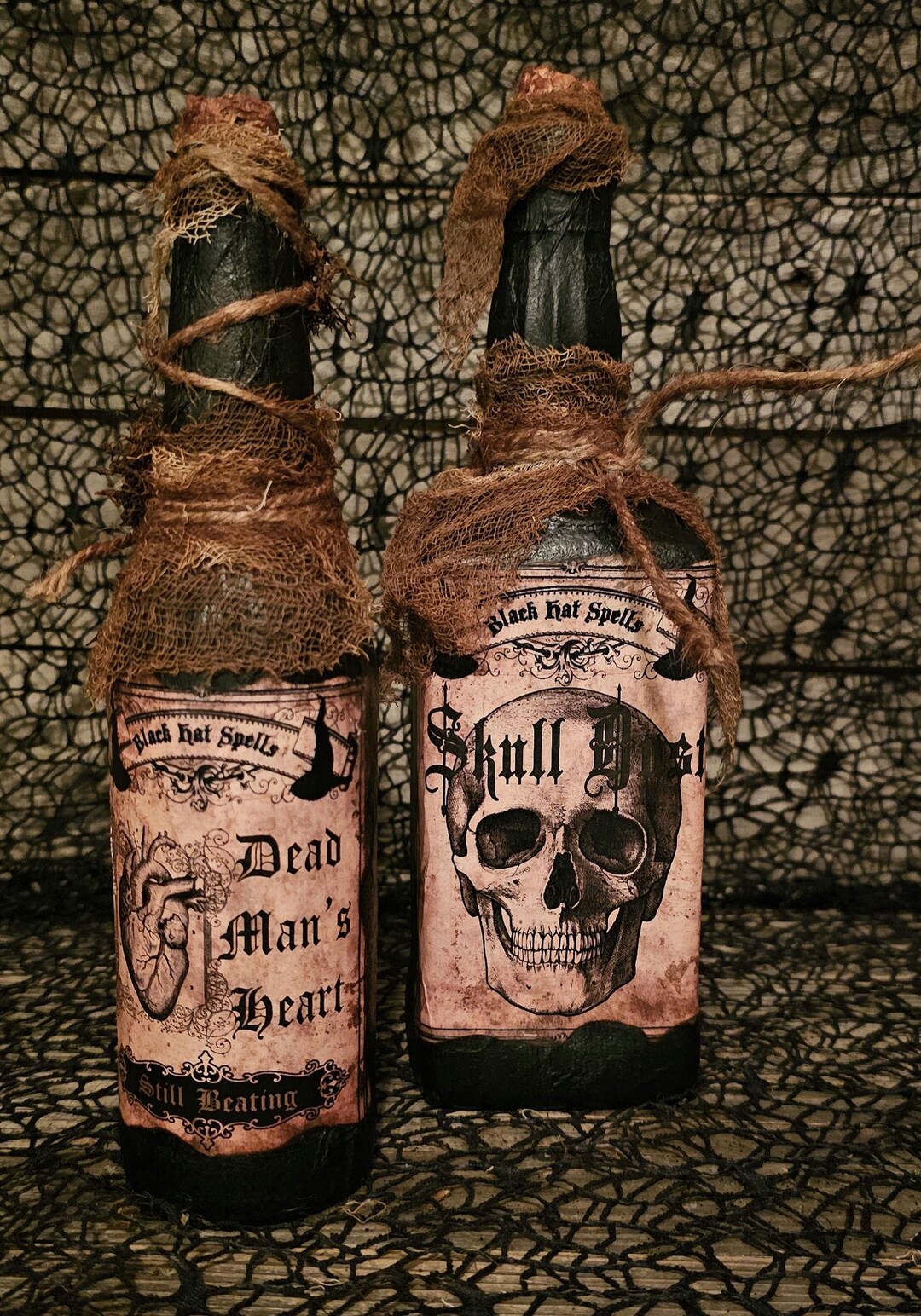Spooky Potion Bottles, Halloween Home Decor, Halloween Decor, Creepy ...