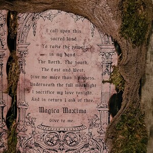 Magica Maxima, Hocus Pocus Inspired Spell Book, Halloween Decor ...