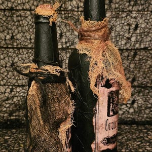Spooky Potion Bottles, Halloween Home Decor, Halloween Decor, Creepy ...