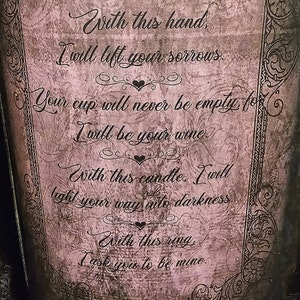 Corpse Bride Wedding Vow Book, Wedding Decor, Wedding Keepsake, Wedding ...