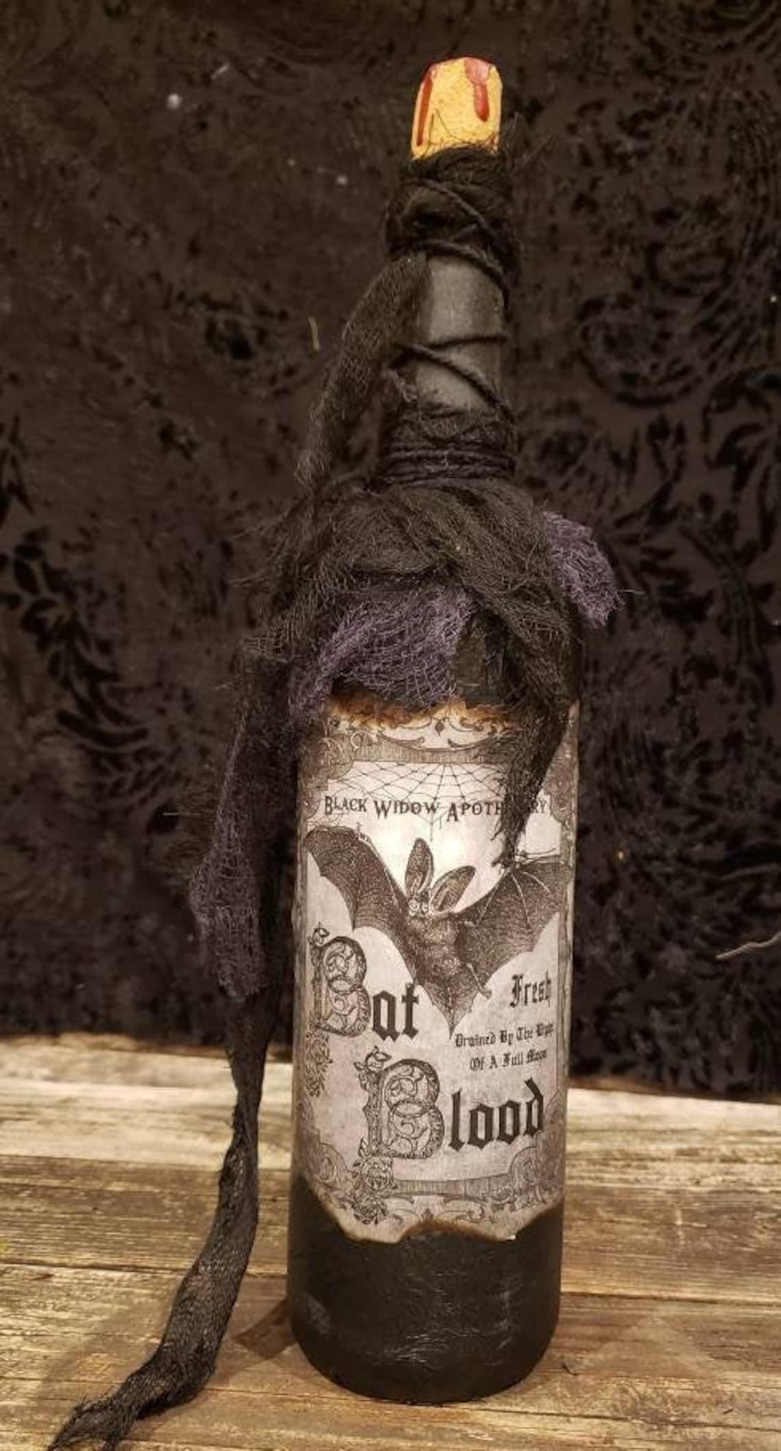 Halloween Potion Bottle Bat Blood Halloween decor Halloween | Etsy
