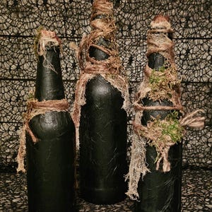 Spooky Potion Bottles, Halloween Home Decor, Halloween Decor, Creepy ...