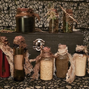 The Witches' Lair Apothecary Chest, Halloween Home Decor, Halloween ...