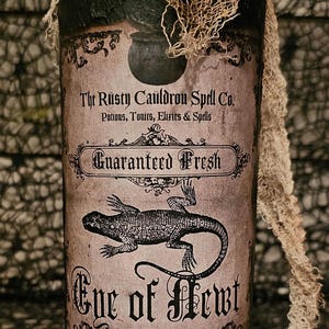 Spooky Potion Bottles, Halloween Home Decor, Halloween Decor, Creepy ...