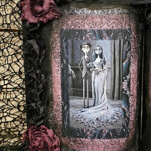 Corpse Bride Wedding Vow Book, Wedding Decor, Wedding Keepsake, Wedding ...