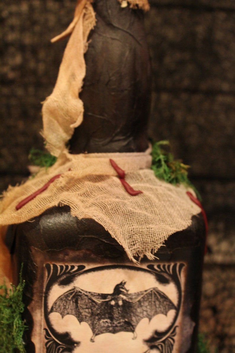 Halloween Potion Bottle, Bat Blood, Halloween Decorations, Halloween ...