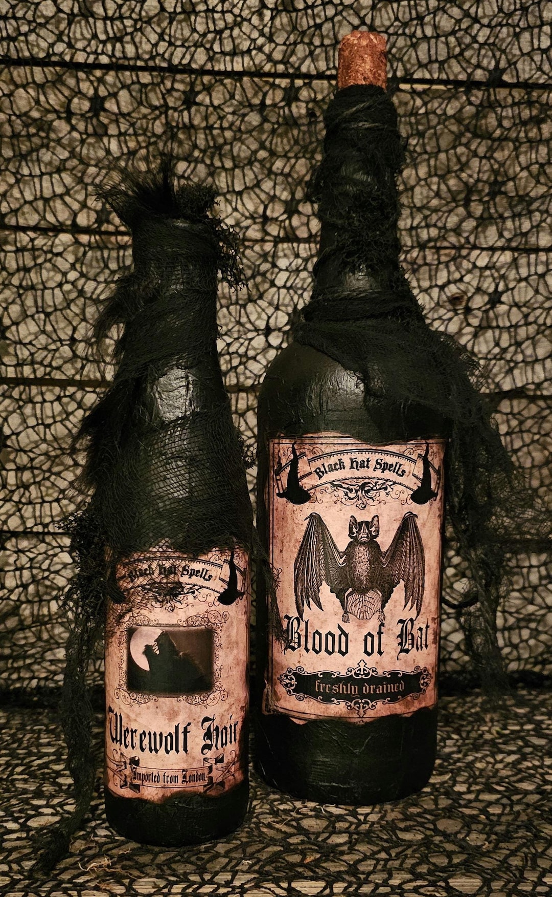 Potion Bottle Set, Halloween Home Decor, Halloween Decor, Spooky Decor ...