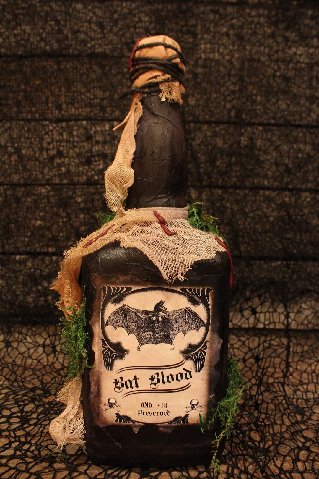 Halloween Potion Bottle, Bat Blood, Halloween Decorations, Halloween ...