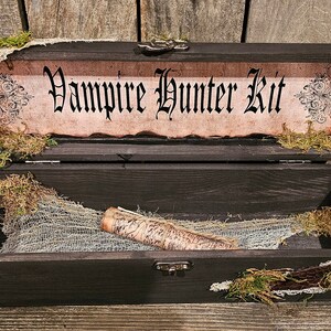 Vampire Hunter Potion Kit: Handmade Halloween Decor - Etsy