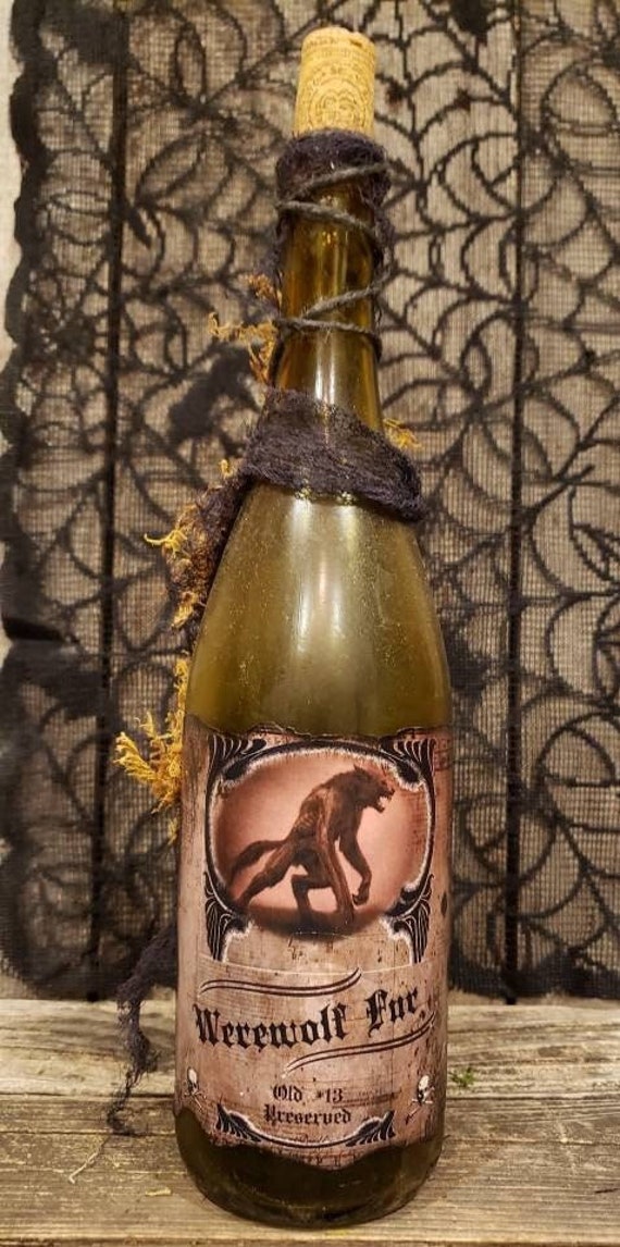 Halloween Potion Bottle Werewolf Fur Halloween Decorations - Etsy