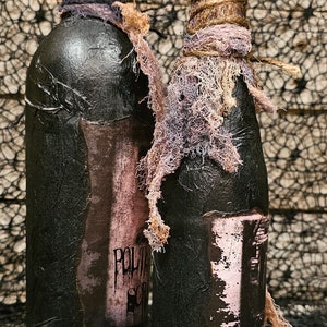 Scary Potion Bottles, Halloween, Creepy, Spooky, Paranormal ...