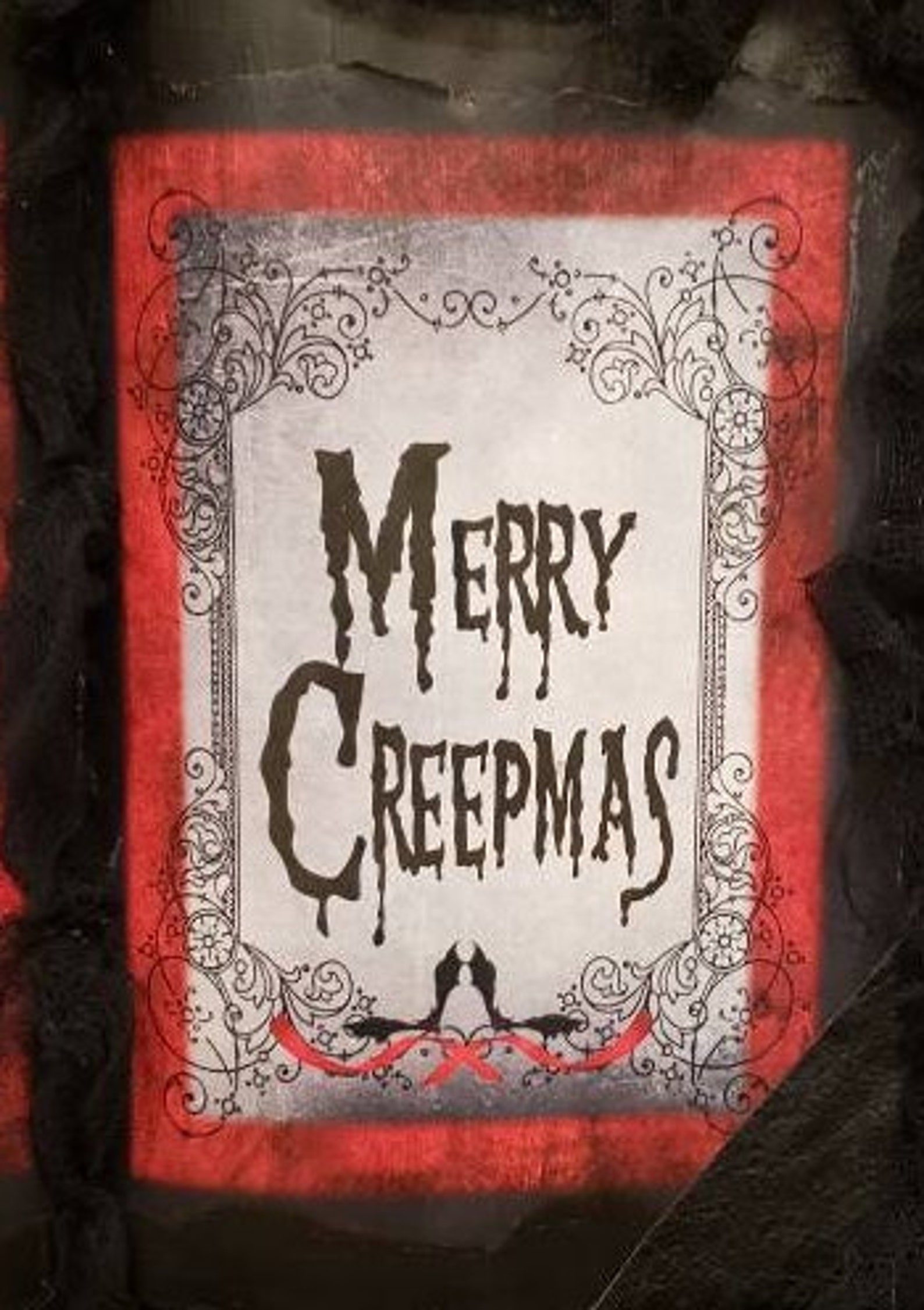 Merry Creepmas Creepy Christmas Decor Spooky Christmas - Etsy