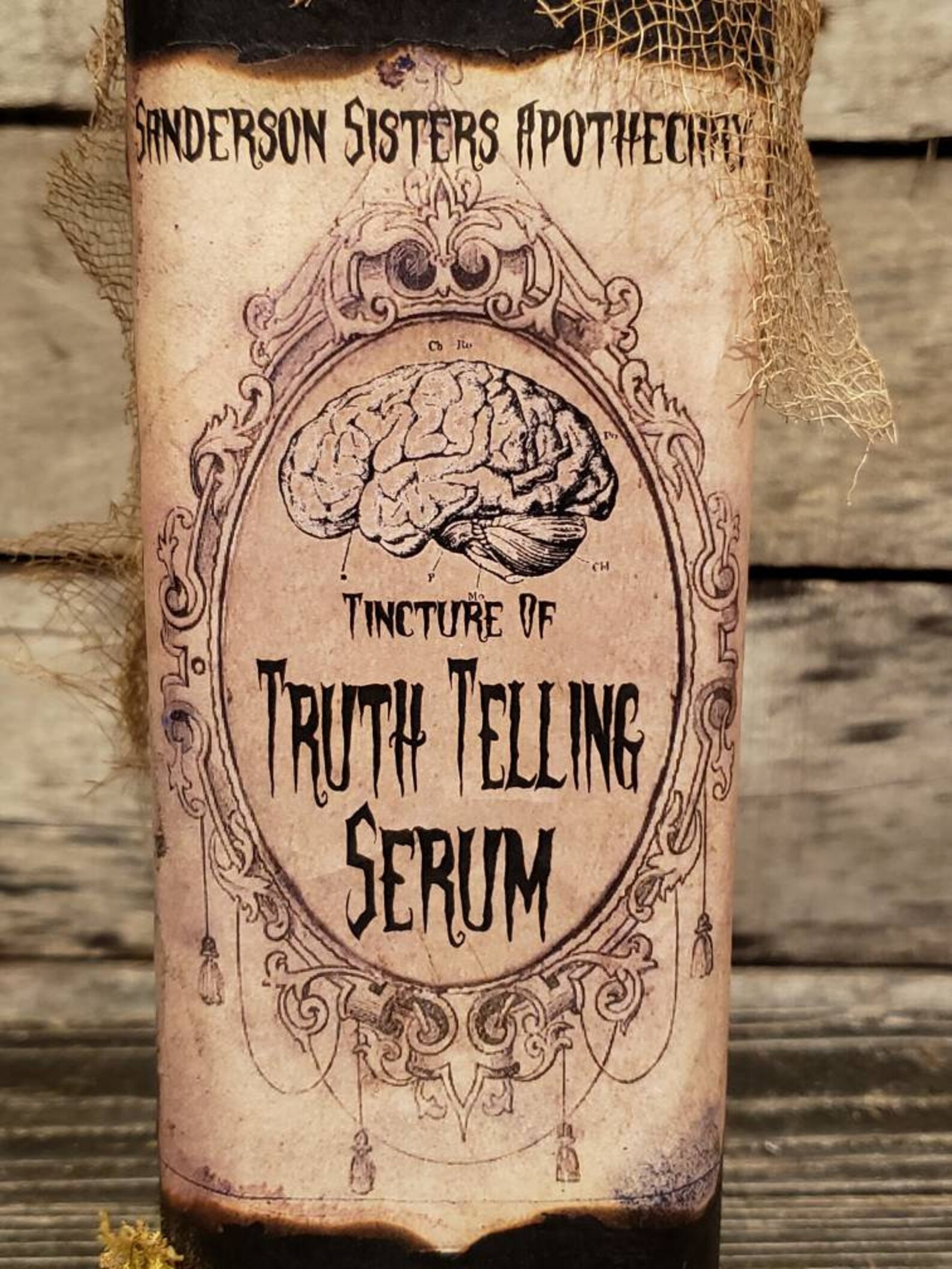 Halloween Potion Bottle Truth Telling Serum Halloween decor | Etsy