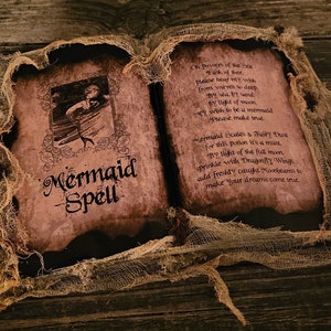 Mermaid Spell, Mermaid Decor, Halloween Decor, Halloween Decorations ...