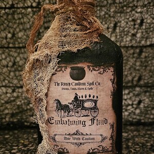 Spooky Potion Bottles: Halloween Home Decor, Witchy Apothecary - Etsy