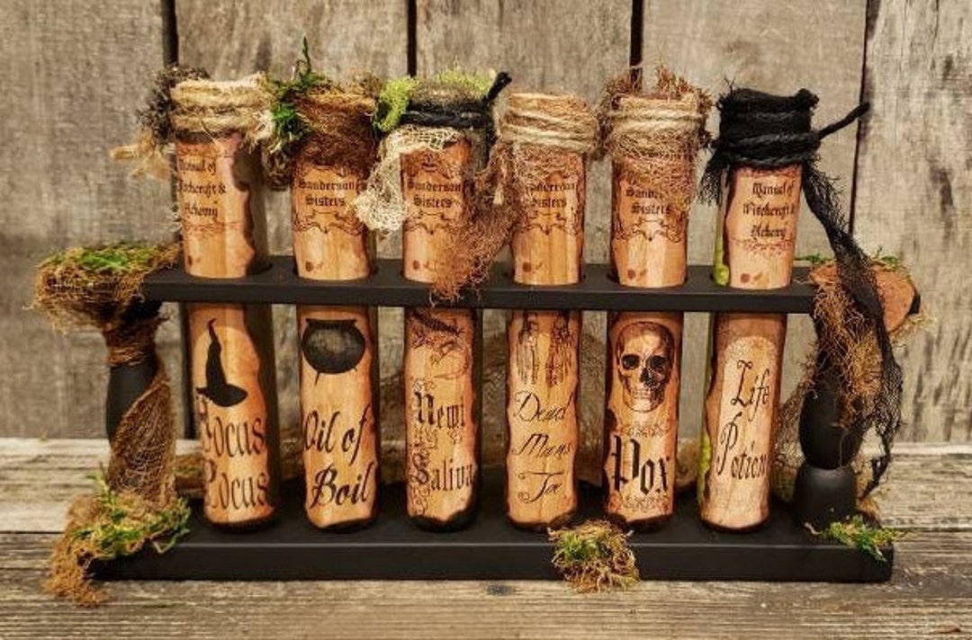 Hocus Pocus Inspired Apothecary Set Halloween Decor Hocus - Etsy
