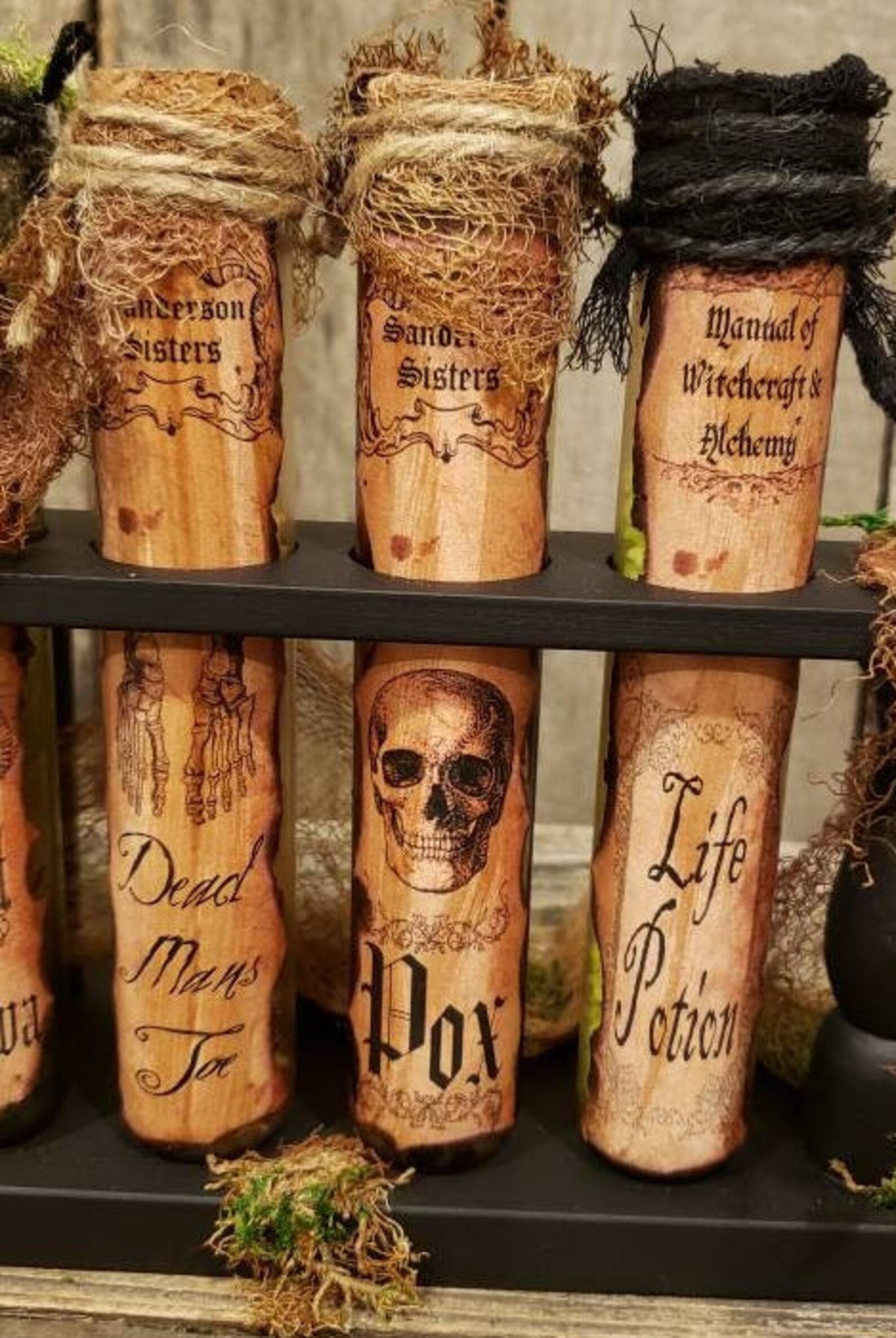 Hocus Pocus Inspired Apothecary Set Halloween Decor Hocus - Etsy