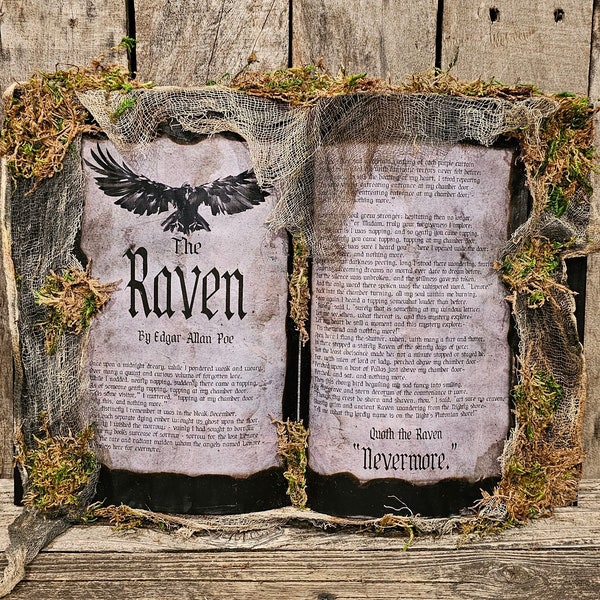 Edgar Allan Poe Halloween Decorations - Etsy