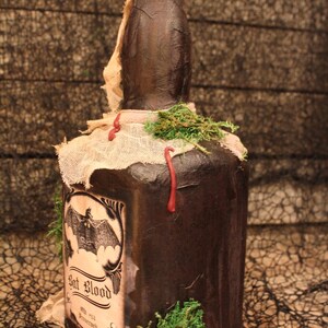 Halloween Potion Bottle, Bat Blood, Halloween Decorations, Halloween ...